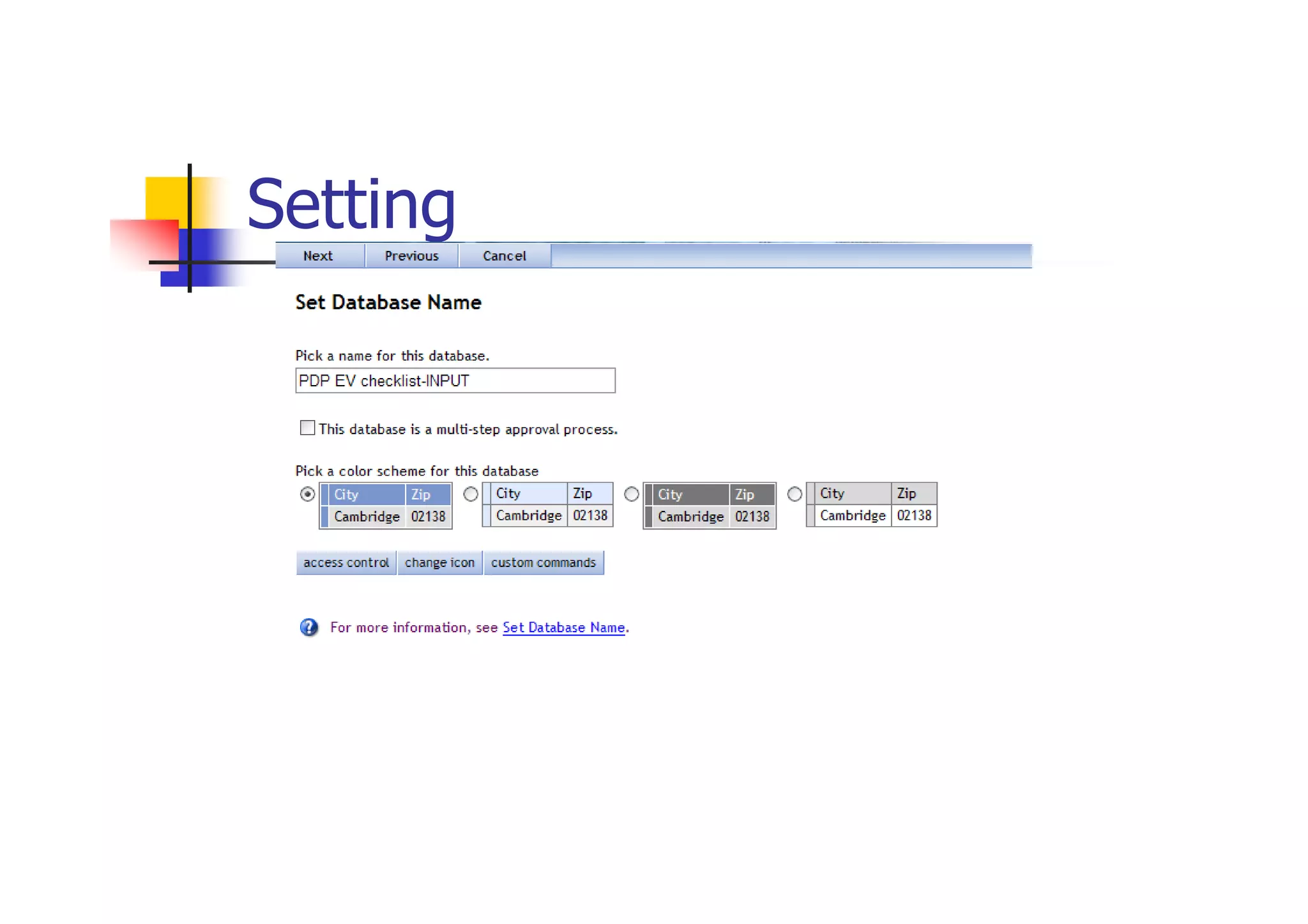 PDP database checklist | PDF