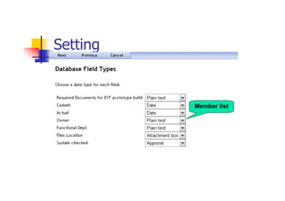 PDP database checklist | PDF | Computing | Technology & Computing