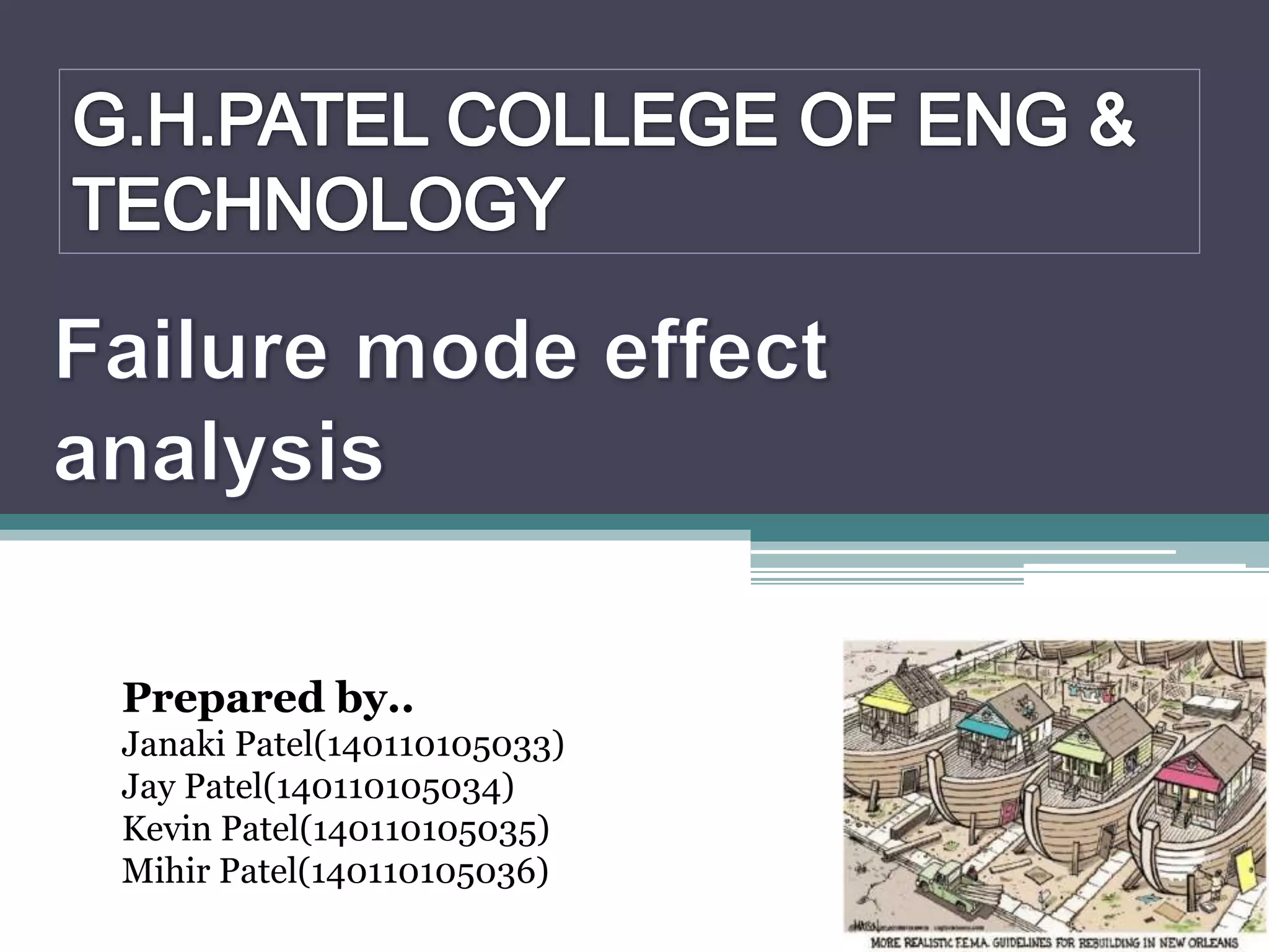 Failure mode effect analysis | PPT