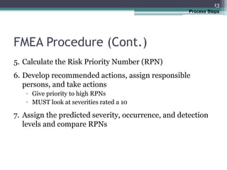 Failure mode effect analysis | PPT