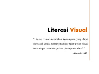 peran visual dlm pembelajaran | PPTX