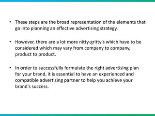 Pdpl ppt 6 steps to advertising success | PPT