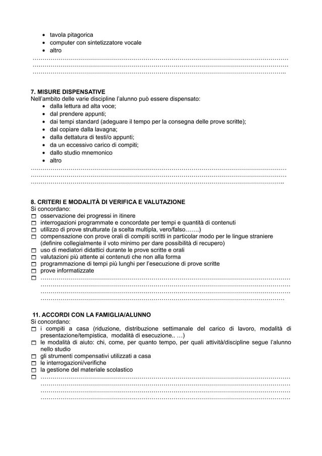 BES: Pdp modello 2013_2014 | PDF