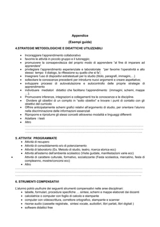 BES: Pdp modello 2013_2014 | DOC