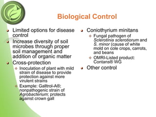 Organic disease management | PPTX