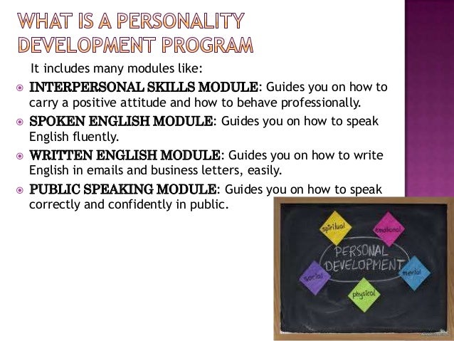 Personality development program in university+