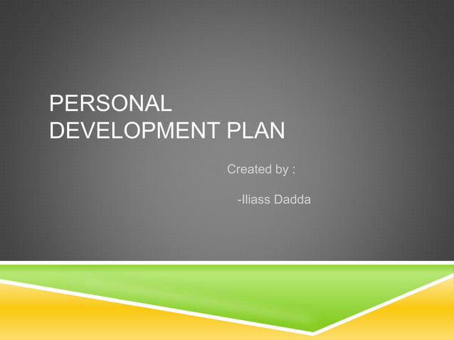 personal development planning | PPT