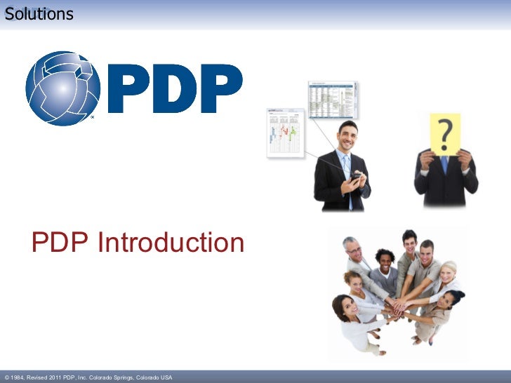 PDP Presentation