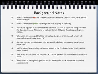 Pd presentation notes | PPT