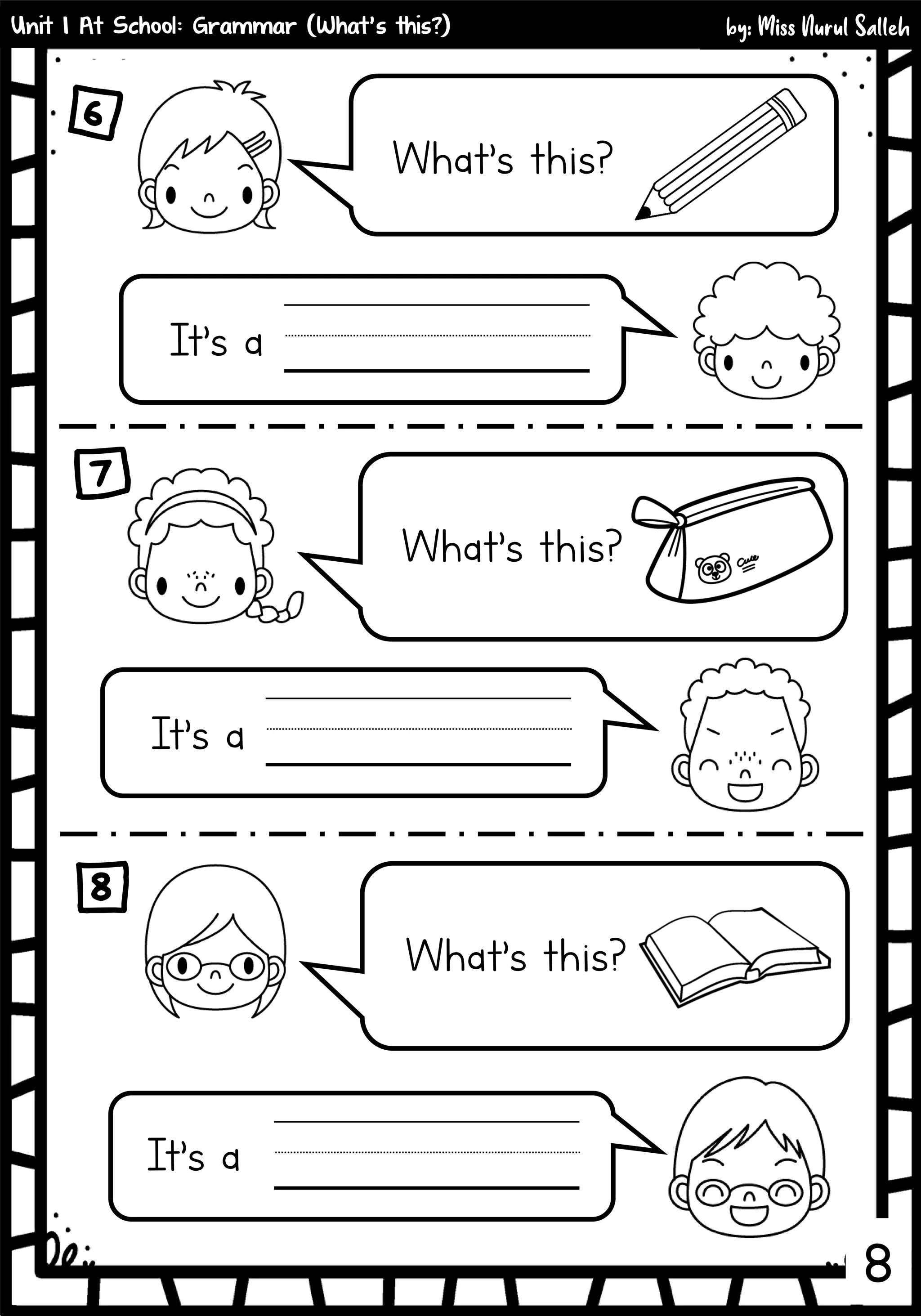 Pdpr module english year 1 (unit 1 at school) upload | PDF