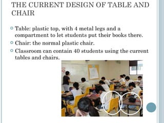 Portfolio Idea 3_The new Table-Chair Concept | PPT