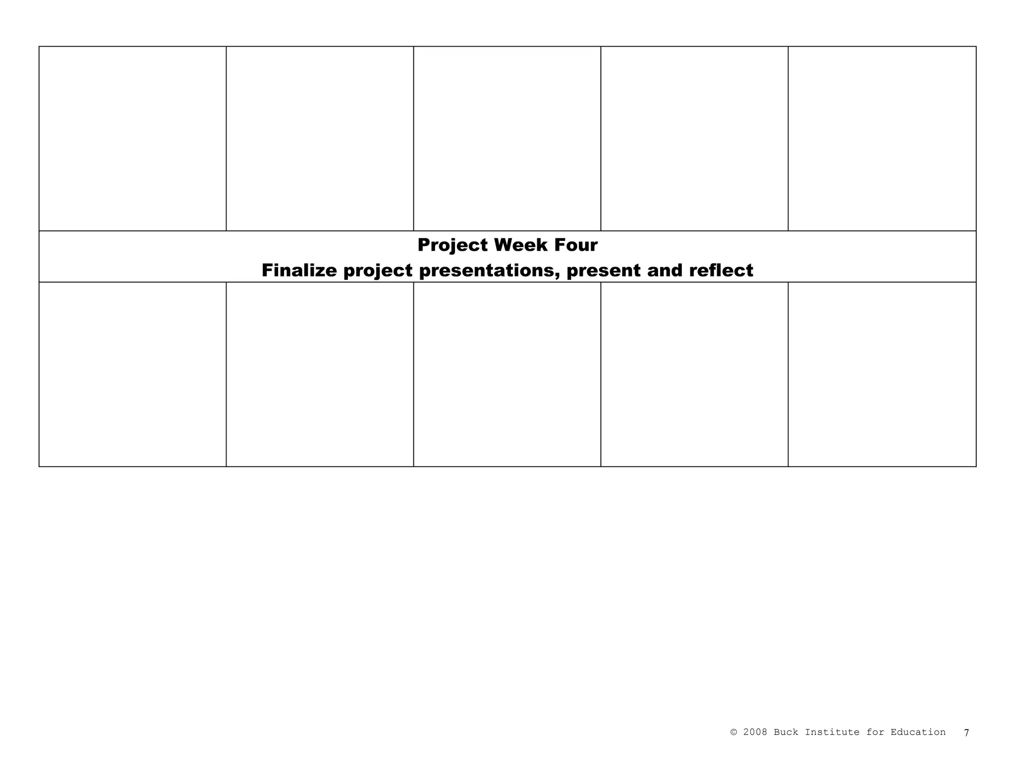 PD project planner for PBL | PPT