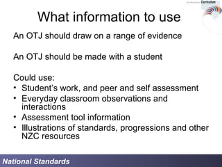 OTJs and Reporting: Guidelines from the MoE | PPT