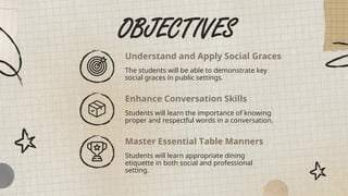 Personality Development and Public Relation: Social graces .pptx