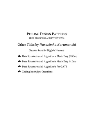 Peeling Design Patterns | PDF