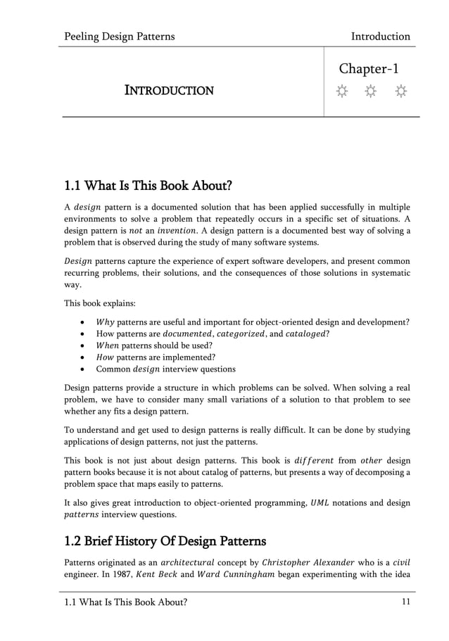 Peeling Design Patterns | PDF