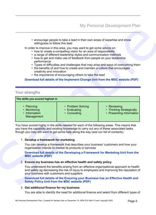 Pdp sample | PDF