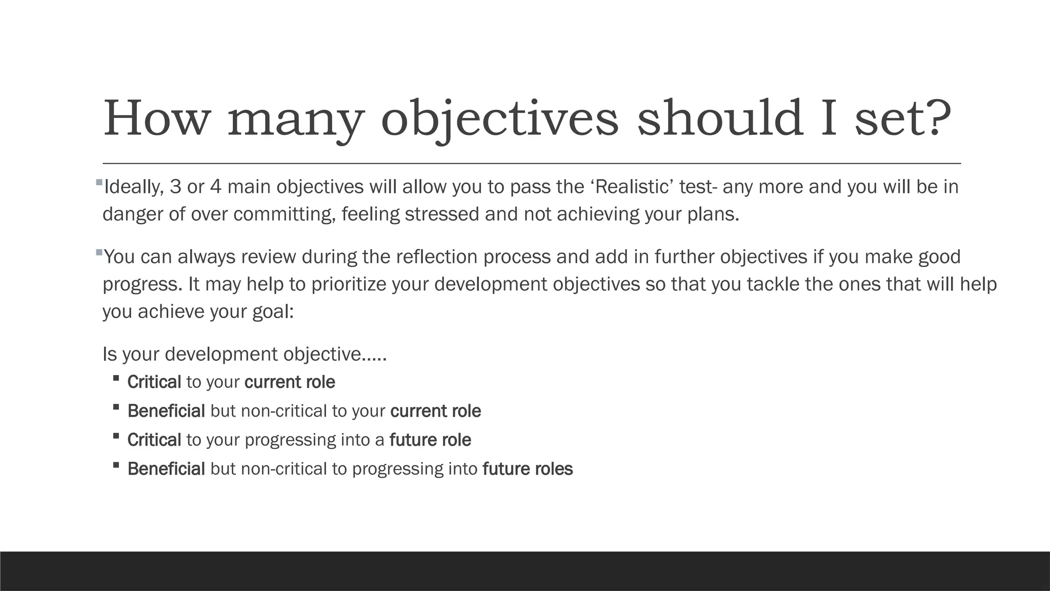 PDP Slide presentation How to write a personal development plan | PPTX