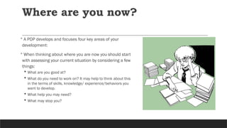 PDP Slide presentation How to write a personal development plan | PPTX