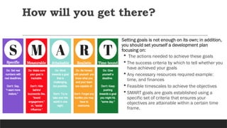 PDP Slide presentation How to write a personal development plan | PPTX