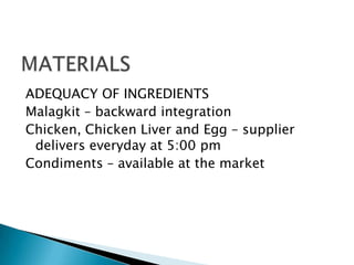 Price, Delivery, Quality - Lugawan | PPT