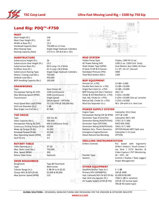 DQ™-F750: Ultra-Fast Moving Land Rig Package | PDF