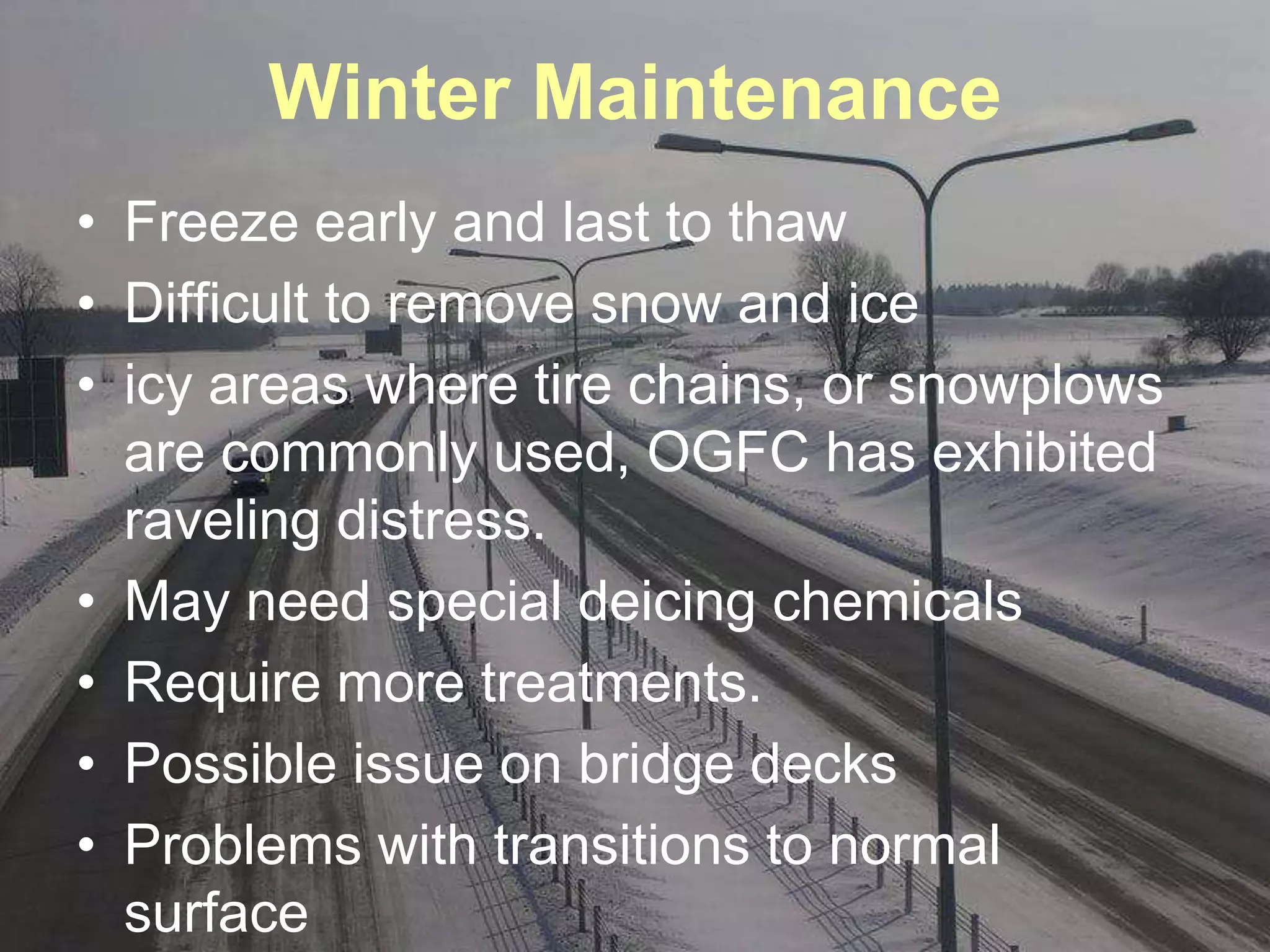 open graded friction course (OGFC) | PPTX