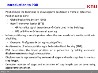 Smartphone-based Pedestrian Dead Reckoning as an Indoor Positioning ...