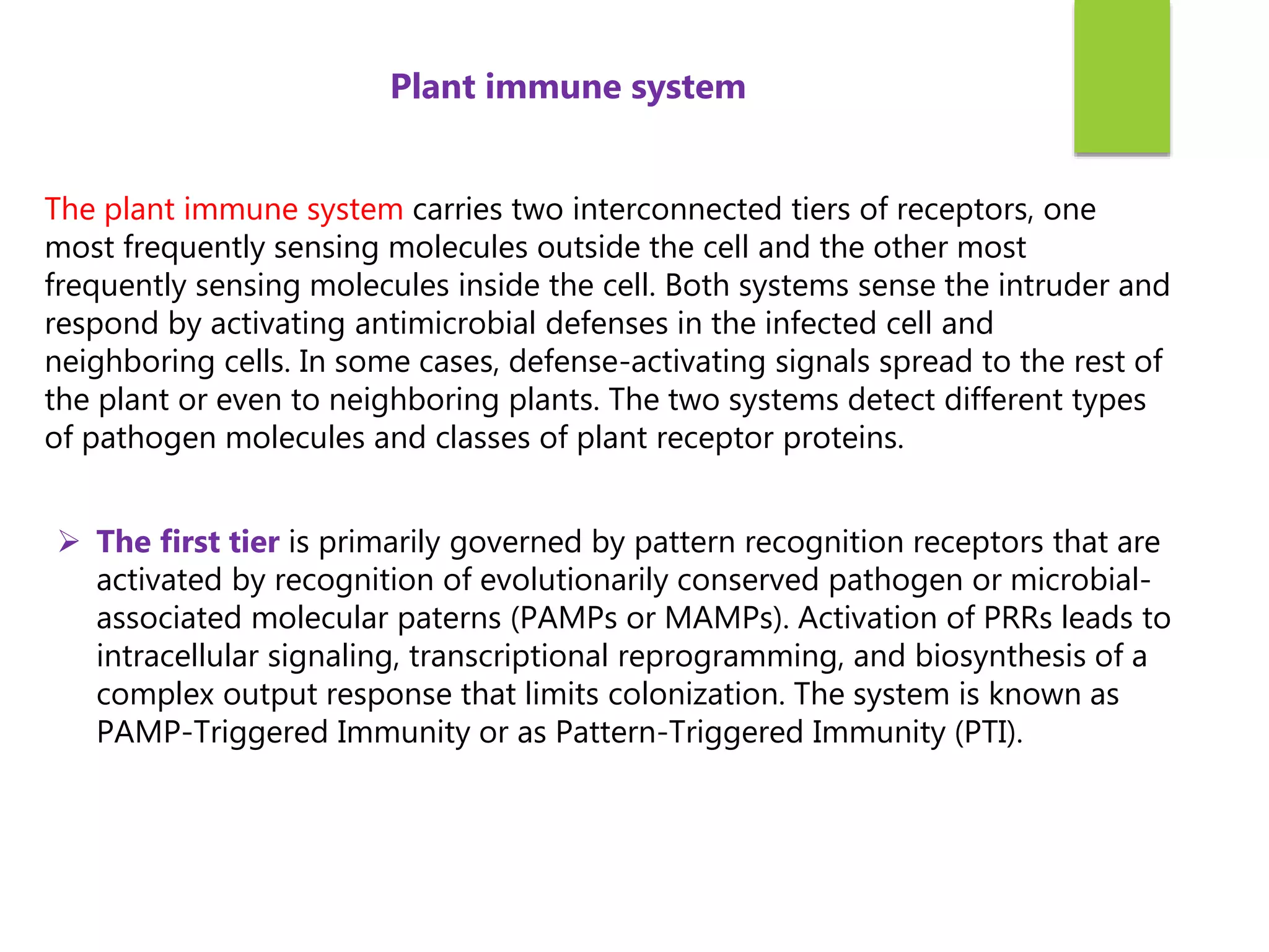 Disease resistance in plants | PPTX