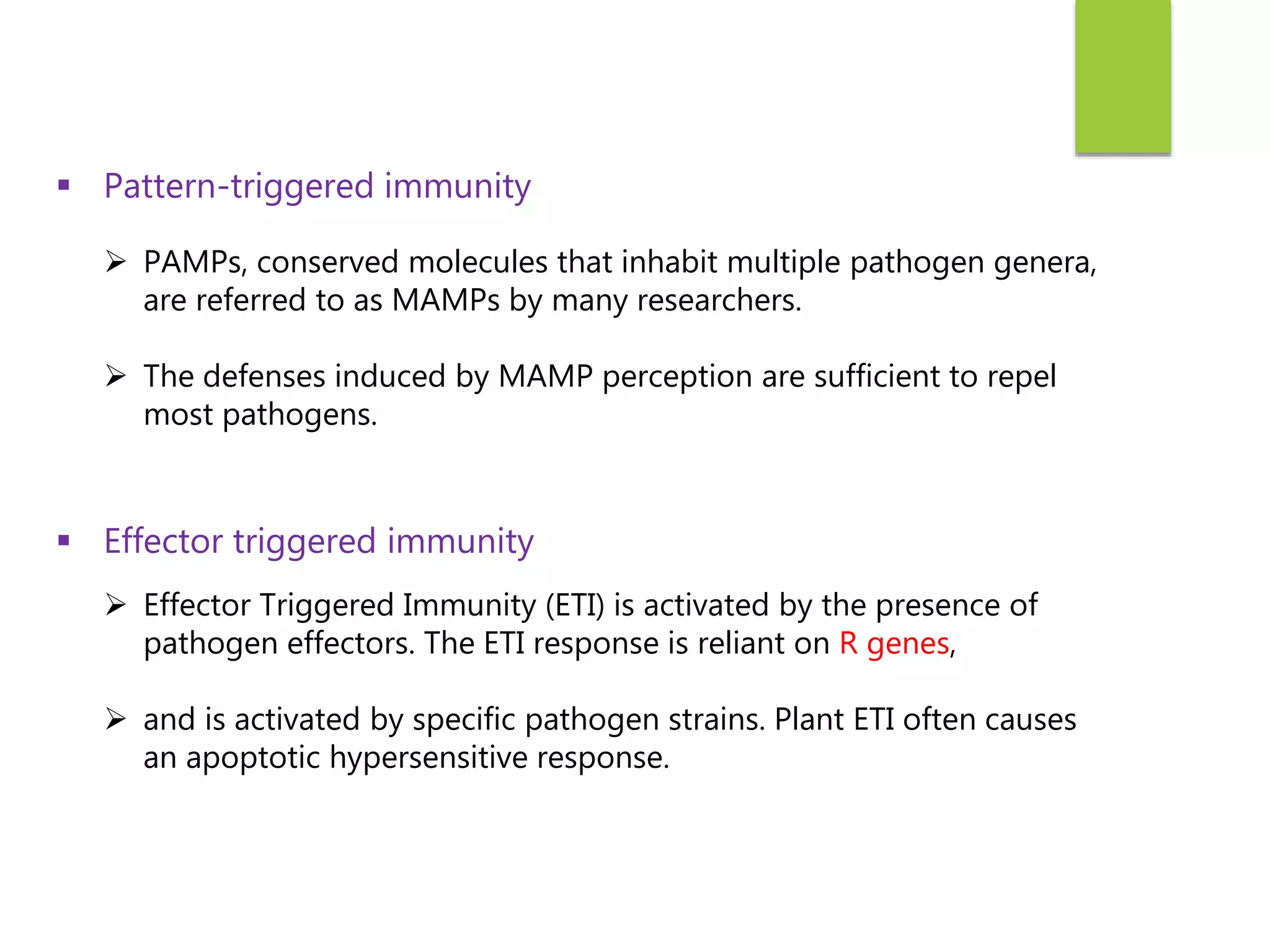 Disease resistance in plants | PPTX