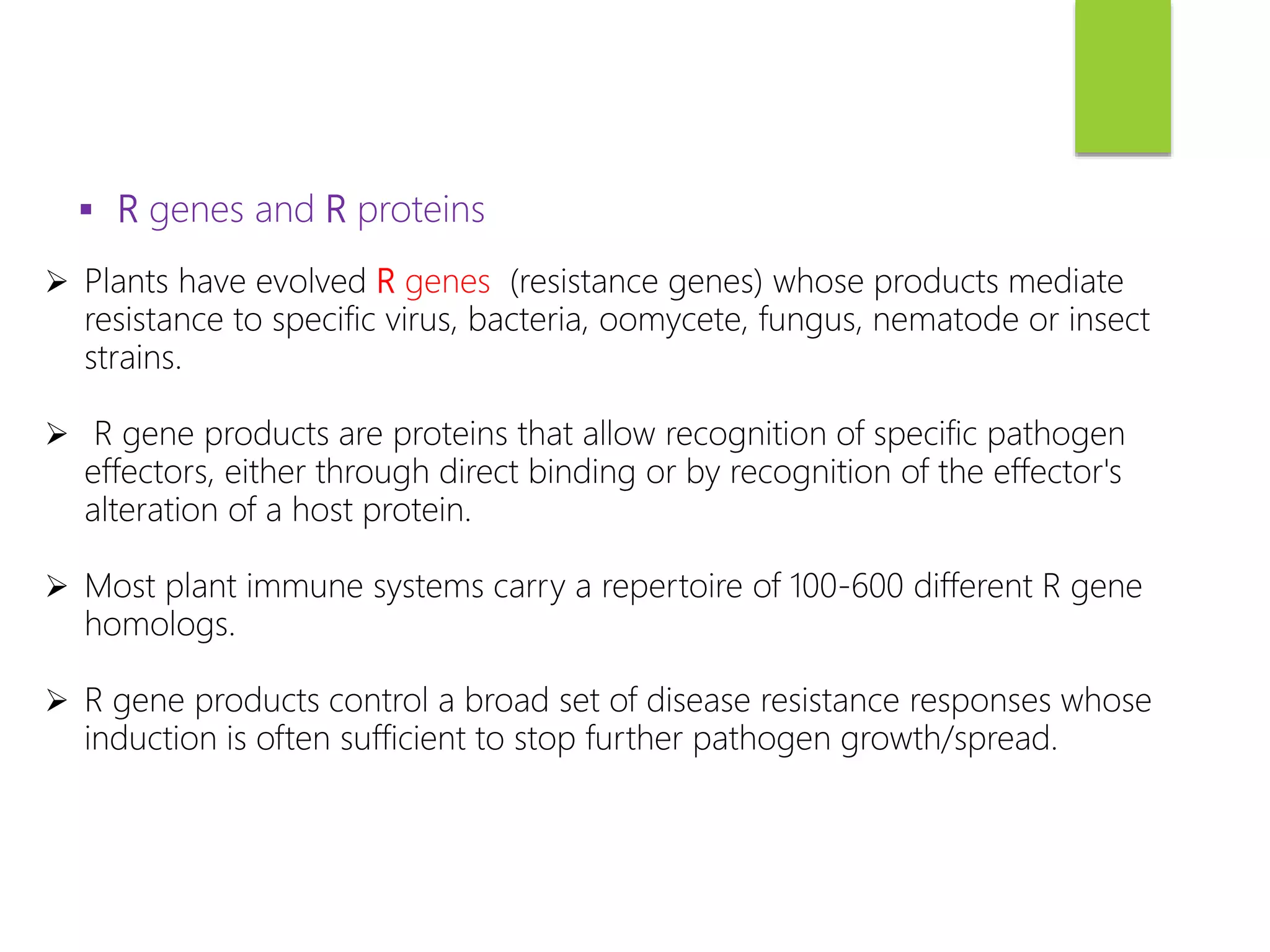 Disease resistance in plants | PPTX