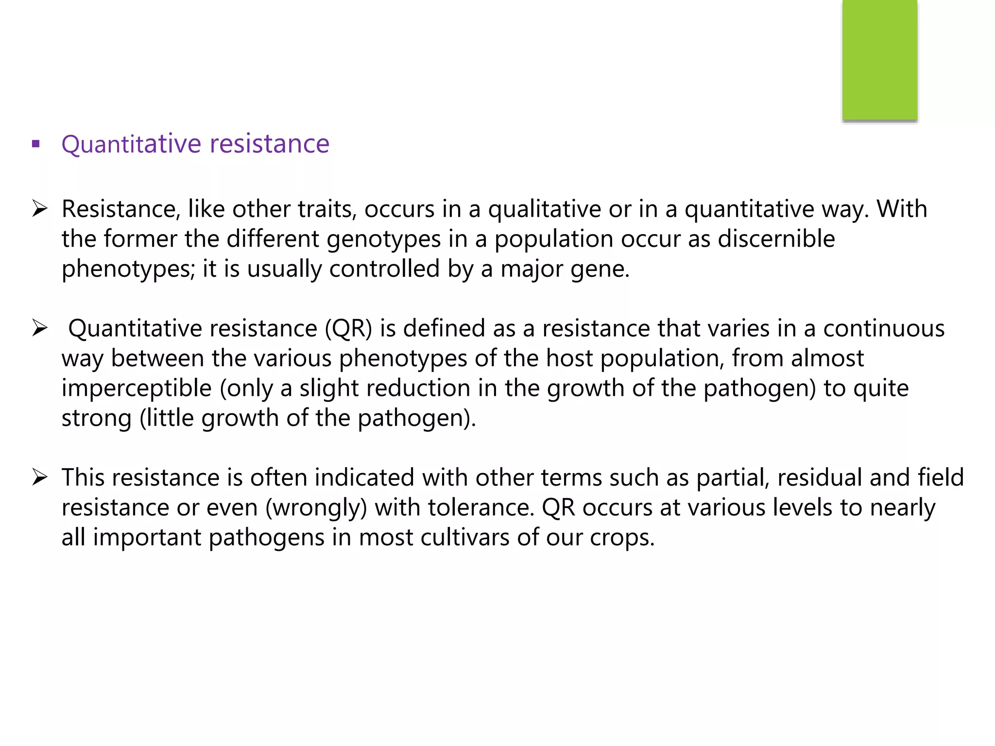 Disease resistance in plants | PPTX