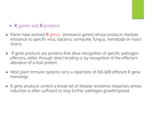 Disease resistance in plants | PPTX