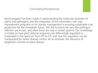 Disease resistance in plants | PPTX