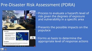 Pre Disaster Risk Assessmant Process for LGU | PPTX