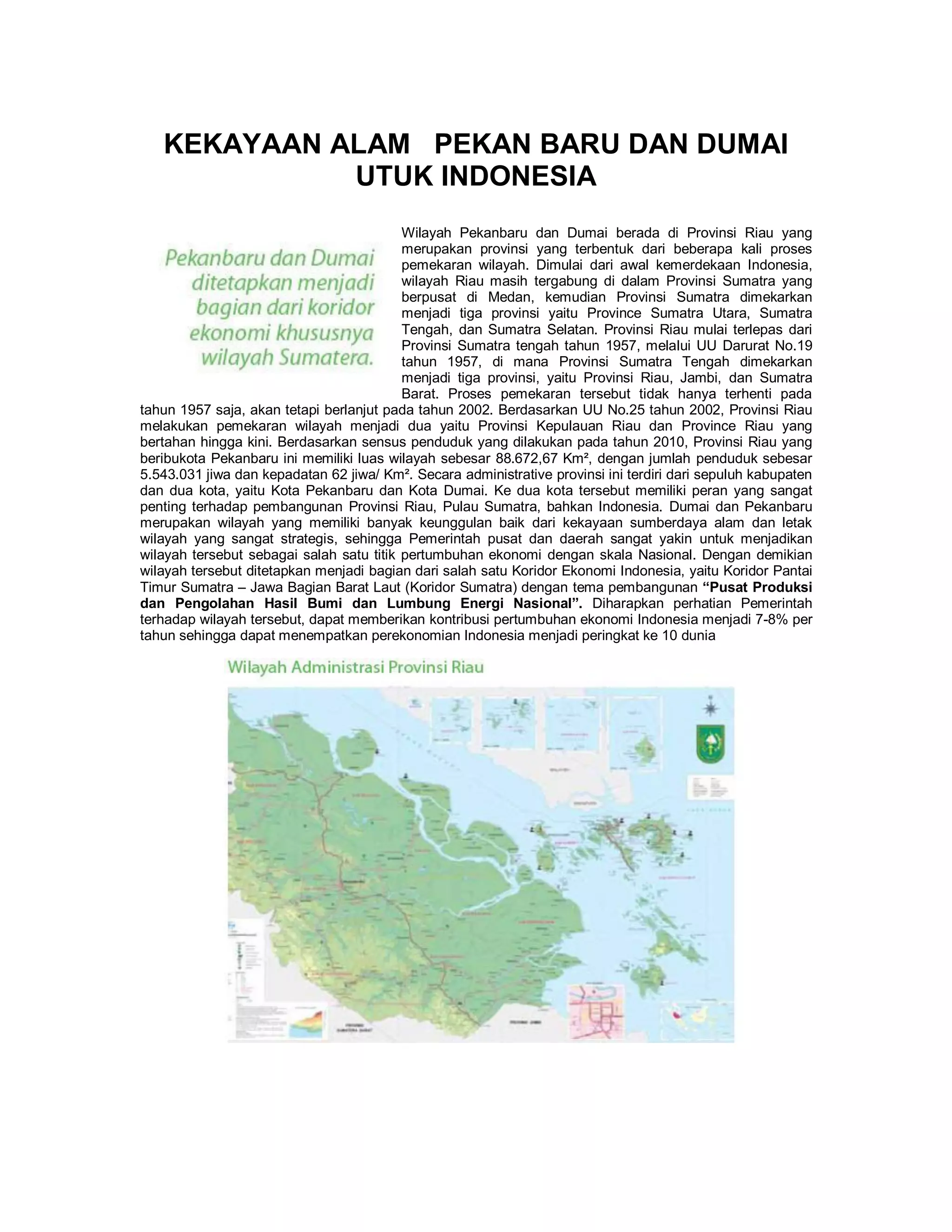 Pdrb pekanbaru dan dumai | PDF