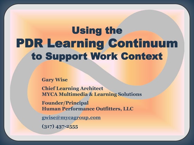 PDR Learning Continuum | PDF | Technology & Computing