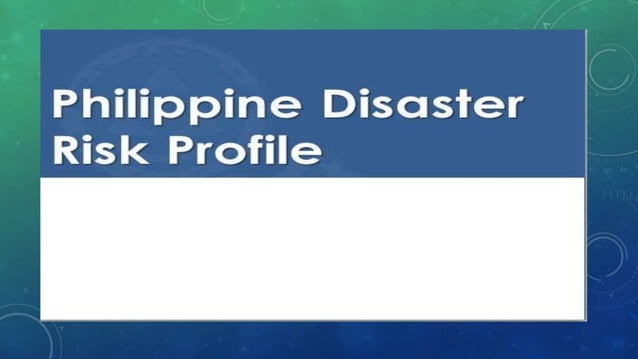 PDRR System San Jose Risk Profile.pptx | Environment | Science