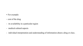 P drugs for given case | PPTX