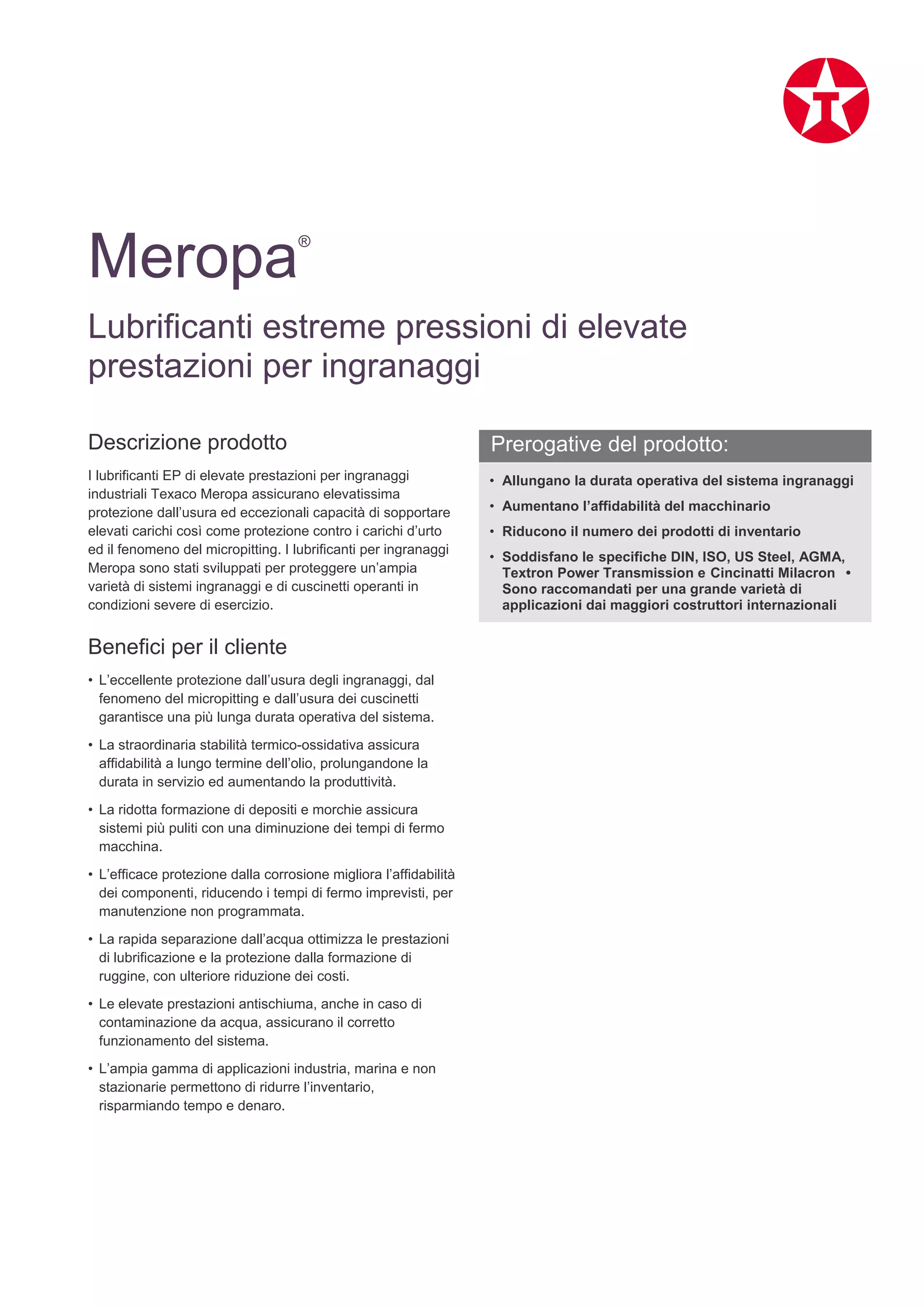 Meropa Texaco | PDF