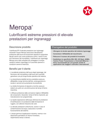 Meropa Texaco | PDF