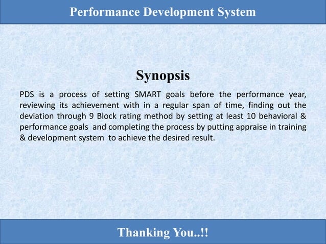 Performance development system by Minaxy Bailey | PPT