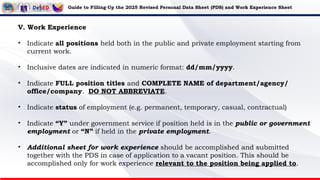 Departement of Education Work Experience Sheet | PPTX