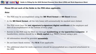 Departement of Education Work Experience Sheet | PPTX