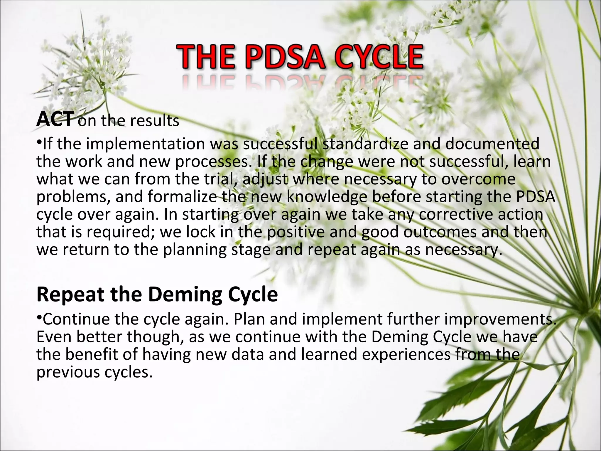 PDSA Cycle | PPT