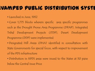 PDS and National Food Security Act,2013 | PPTX