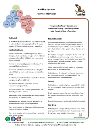 Redkite PDS - Brochure | PDF