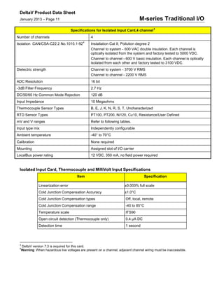 Pds m series-traditional_io[1] | PDF