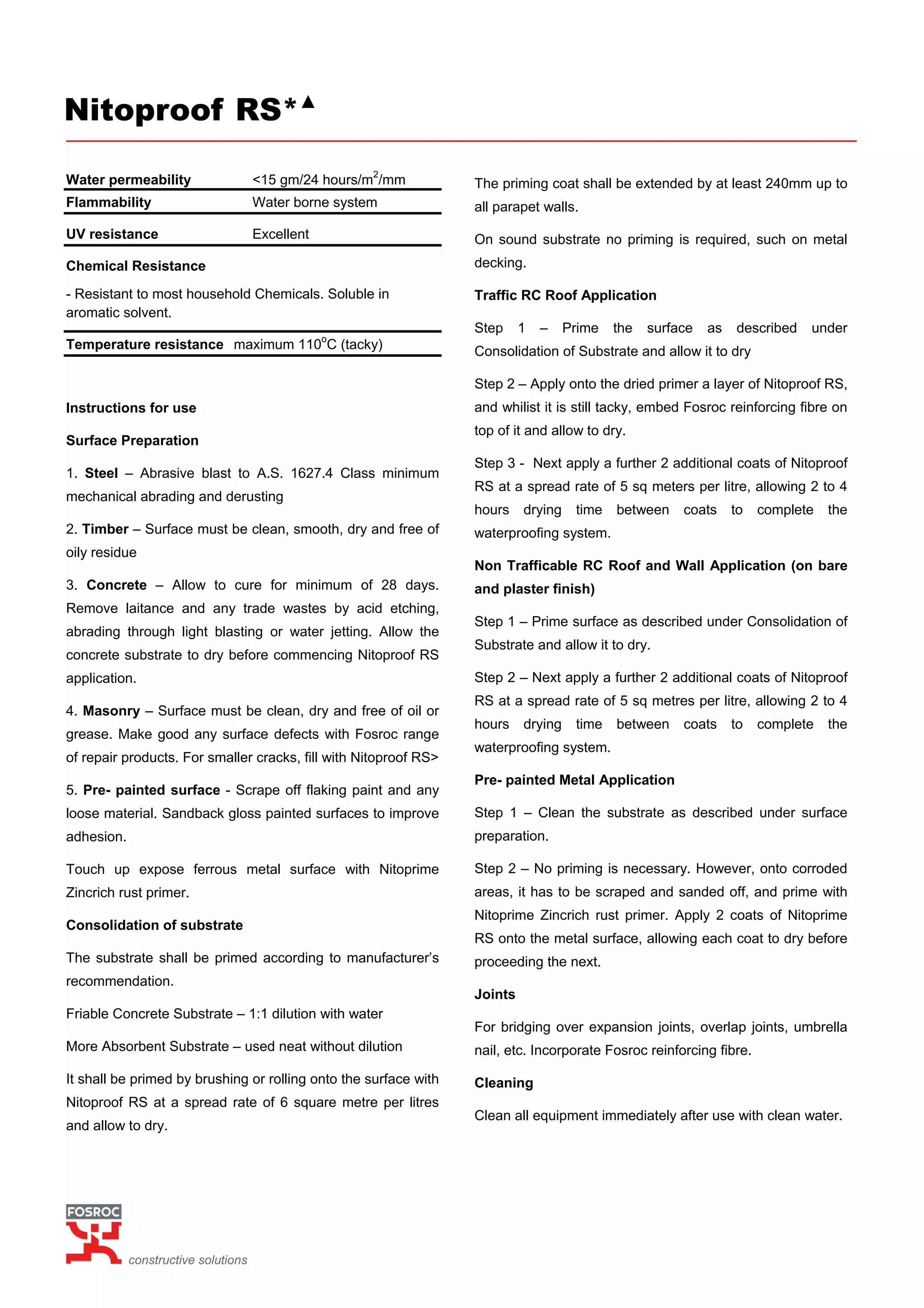 (Pds) nitoproof rs_(green_label) | PDF