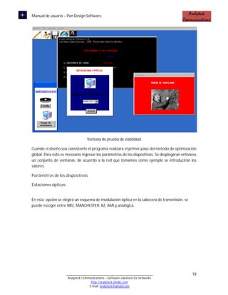 Software para redes opticas pasivas (PON) WDM | PDF